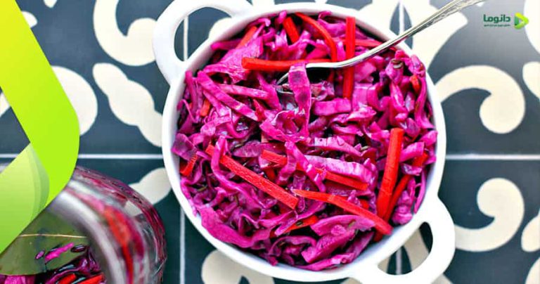 مراحل و نکات تهیه ترشی کلم بنفش یا کلم قرمز - دانوما